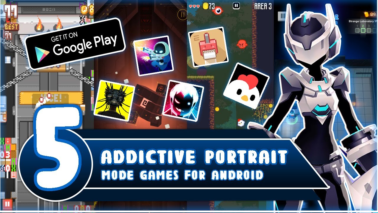 5 Addictive Portrait Mode Games For Android - YouTube