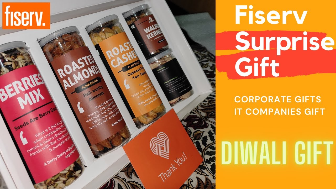 Fiserv Surprise Gift Unboxing | Diwali Corporate Gifts | Gift for ...