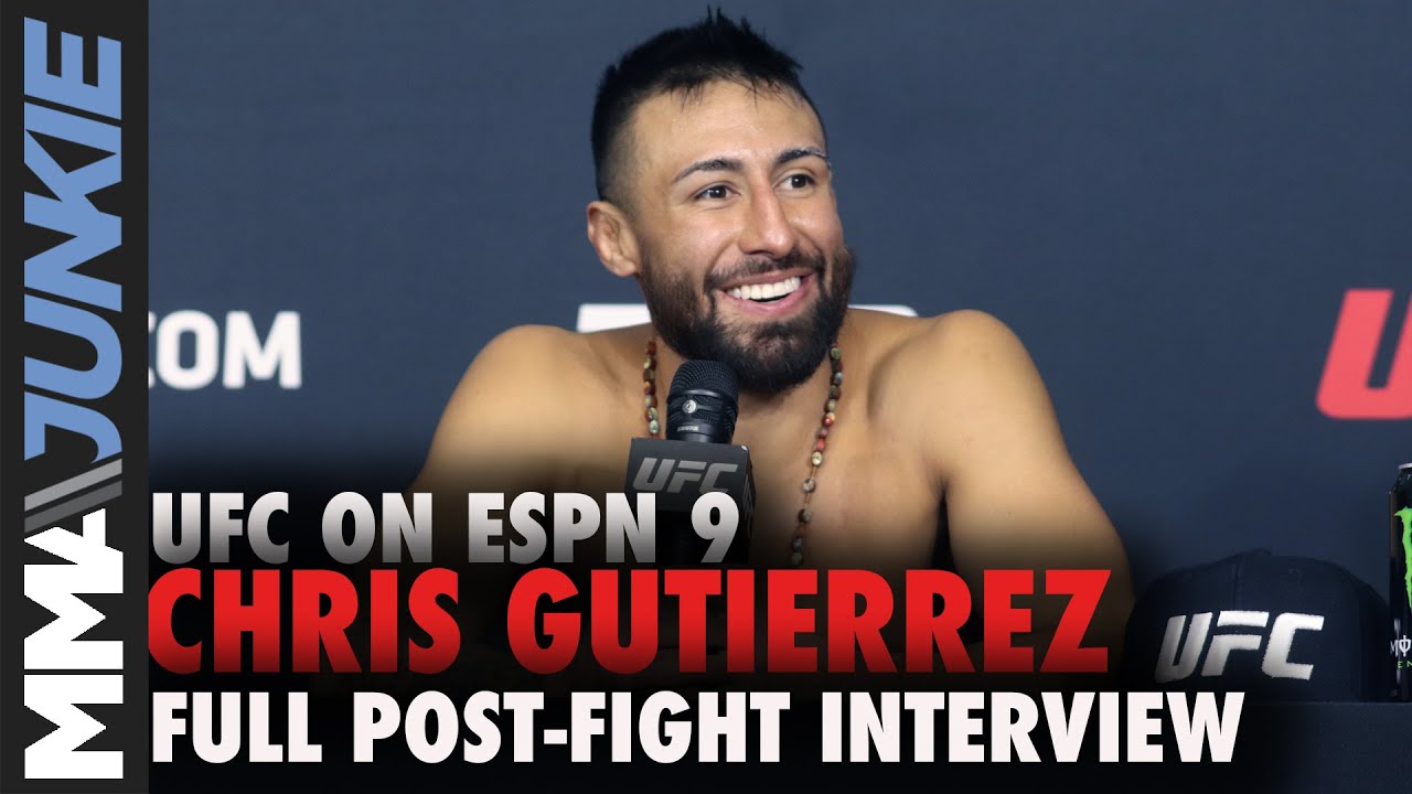 UFC on ESPN 9: Chris Gutierrez full post-fight interview - YouTube
