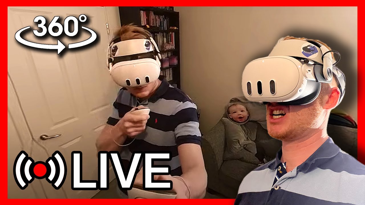 360° Live Stream Game (Insta360 X2) Meta Quest 3 - YouTube