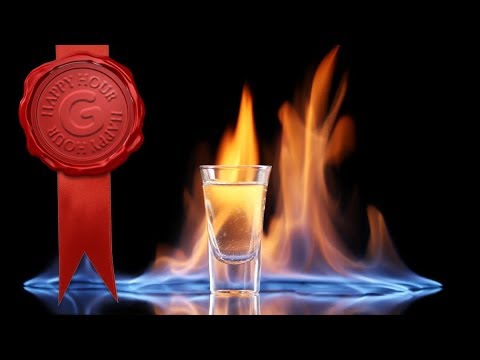 How To Make A Blue Sky Drink 👉🏾 Blue Sky Shot (WITH FLAMES 🔥🔥) - YouTube