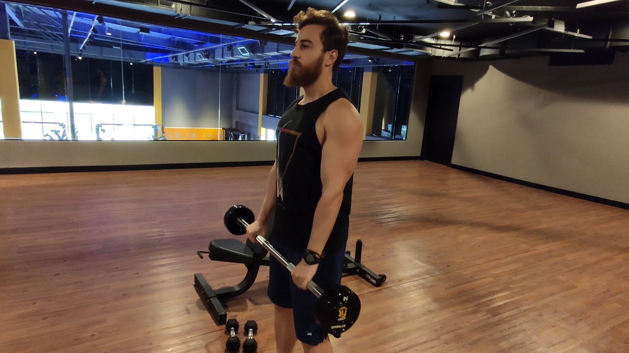 Rosca inversa barra - YouTube