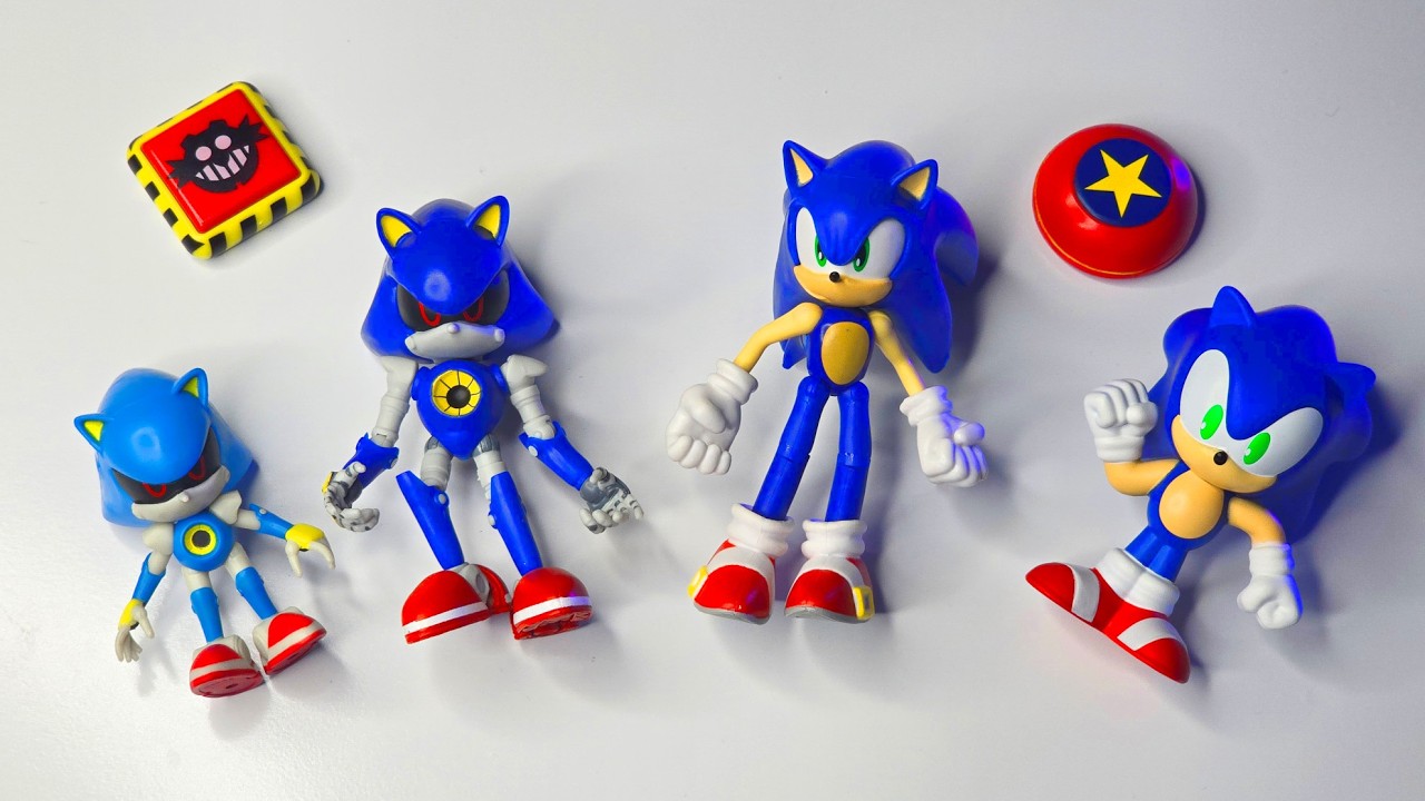 SONIC: Novos bonecos importados vs Sonic do BK! - YouTube