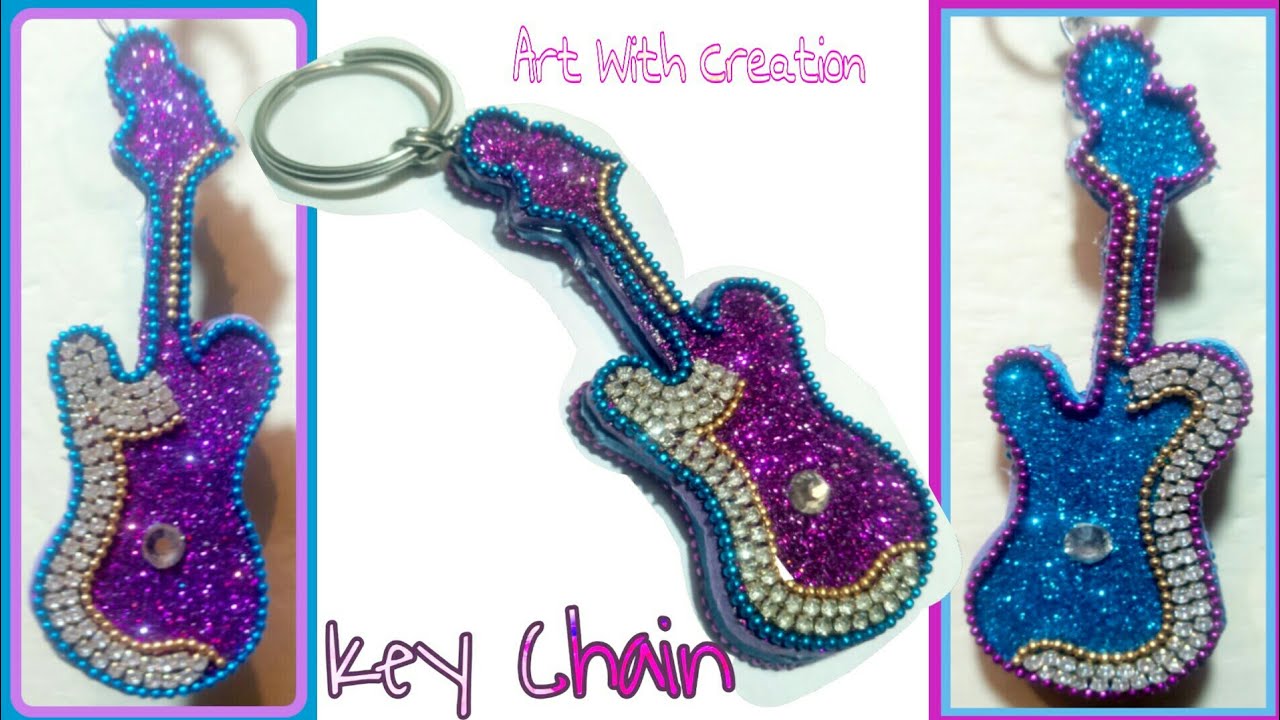DIY How to make key chain at home |Art With Creation| - YouTube