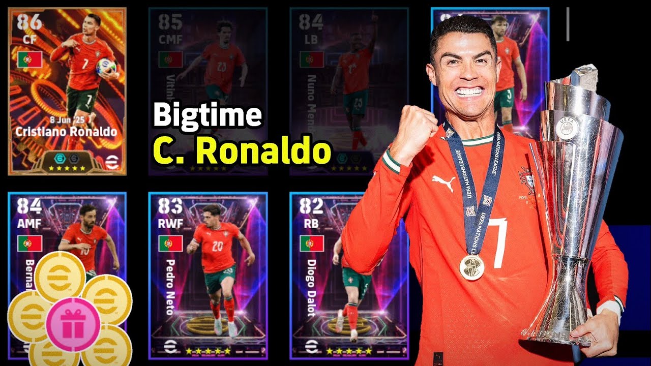 New Bigtime 107 Ronaldo Card!! 🥵🎁 X2 Player Rewards!! Portugal Pack ...