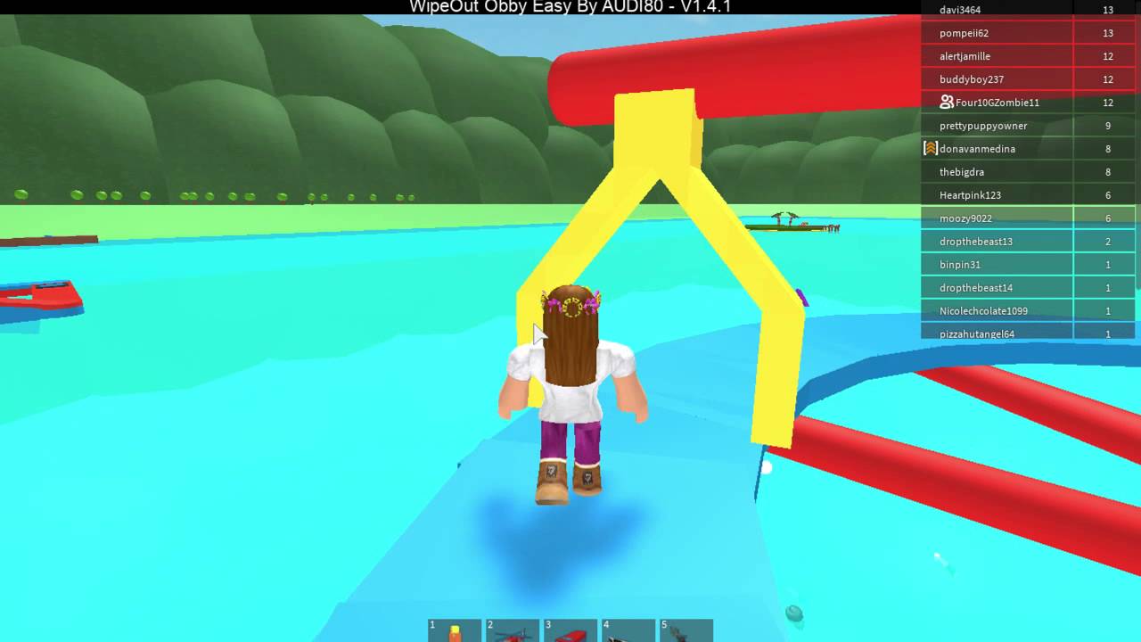ROBLOX WIPEOUT FUN! CK GAMING - YouTube