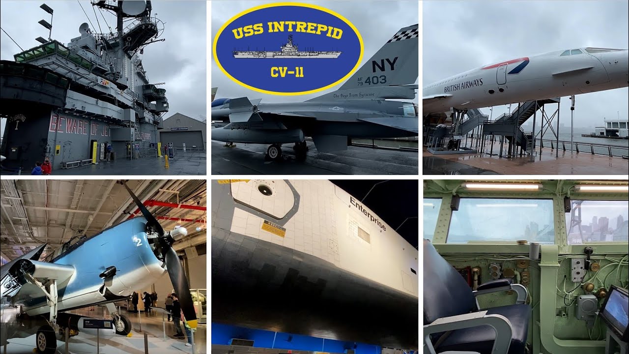 NYC USS Intrepid Sea, Air, & Space Museum Tour - YouTube