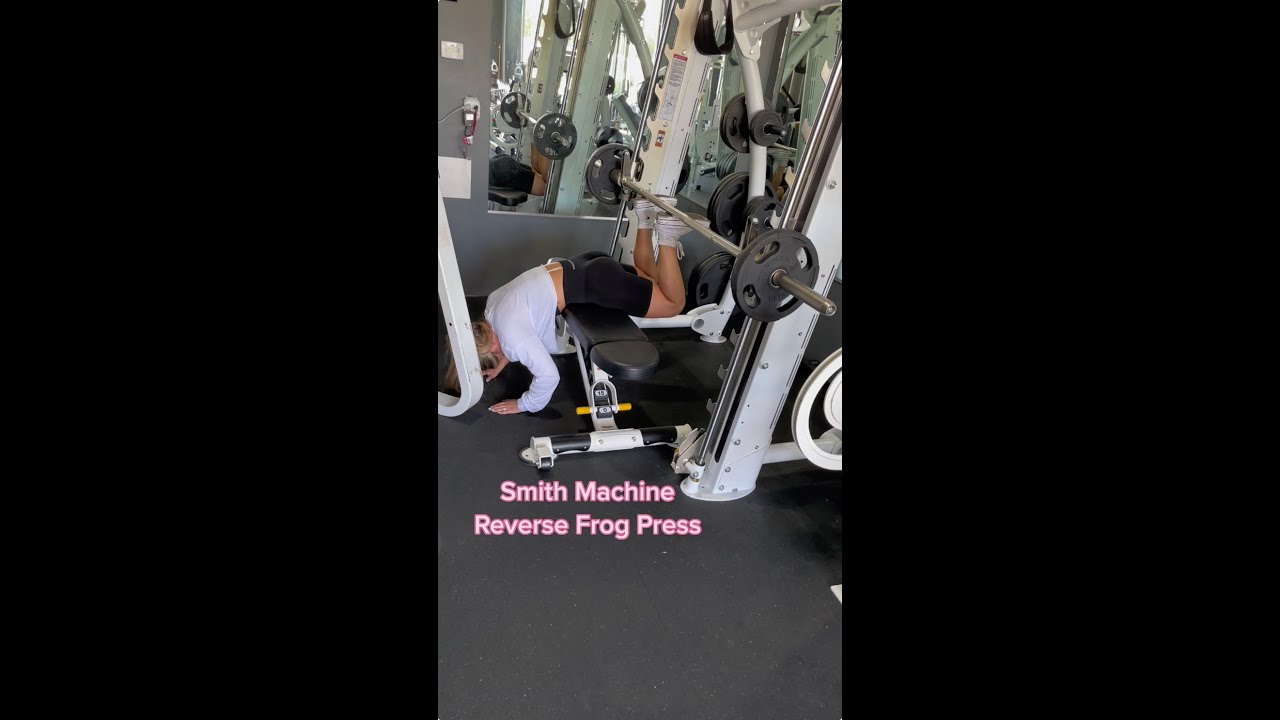 Smith Machine Reverse Frog Press - YouTube