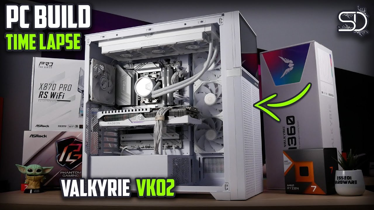 PC BUILD TIME LAPSE - VALKYRIE VK02 (7800X3D + 7900XT) - YouTube