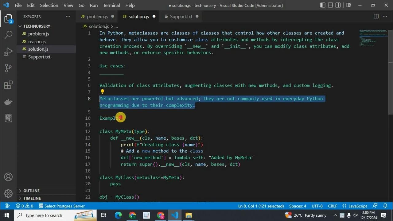Understanding Metaclasses in Python: An Example to Customize Class Behavior - YouTube