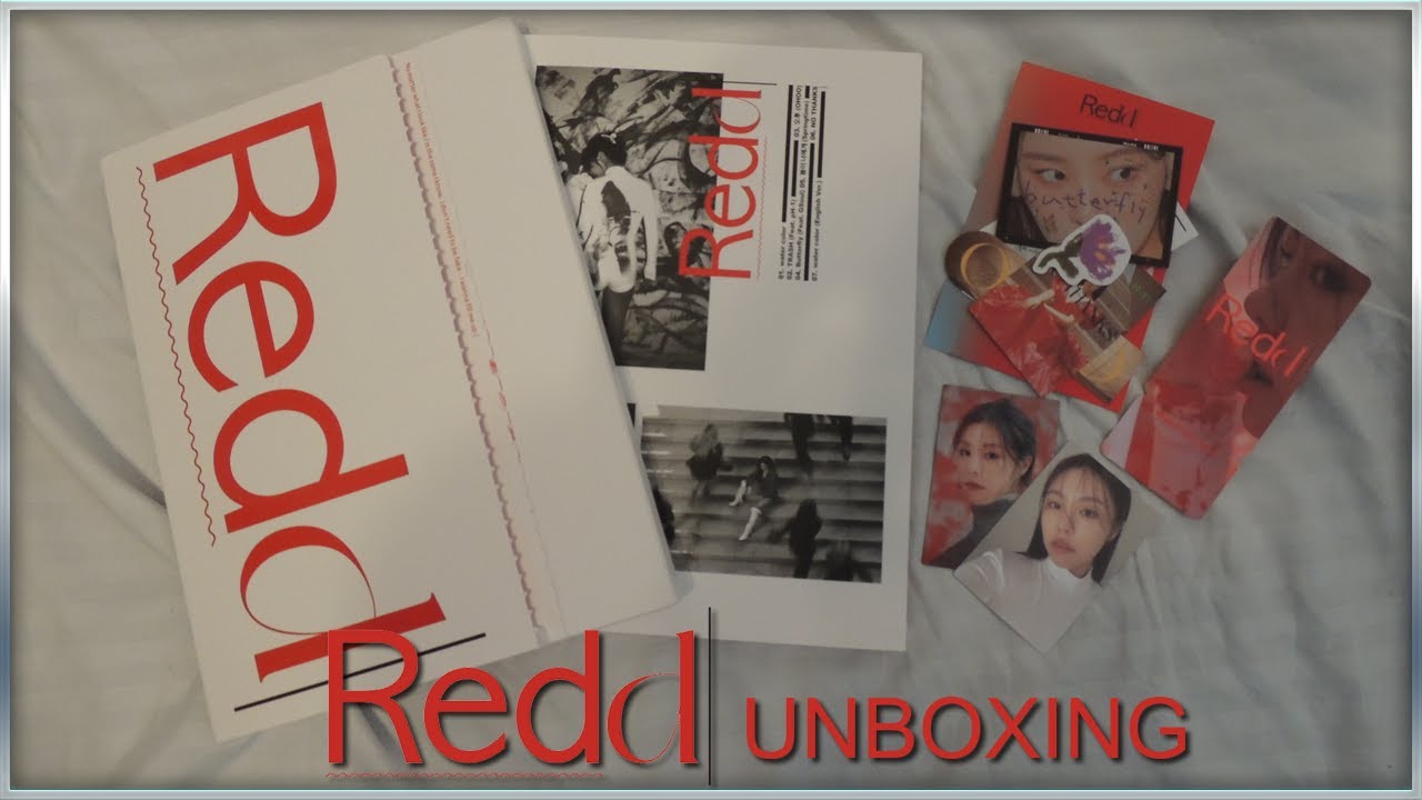 Whee In's Redd unboxing - YouTube