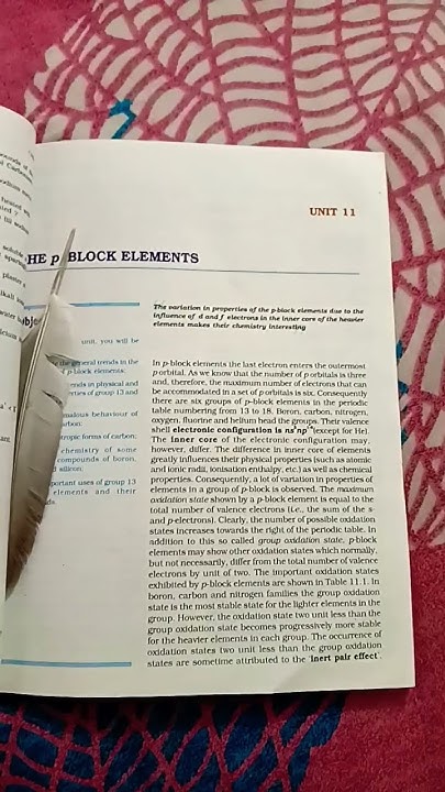 p block elements e.c and inert pair effect video 1 - YouTube