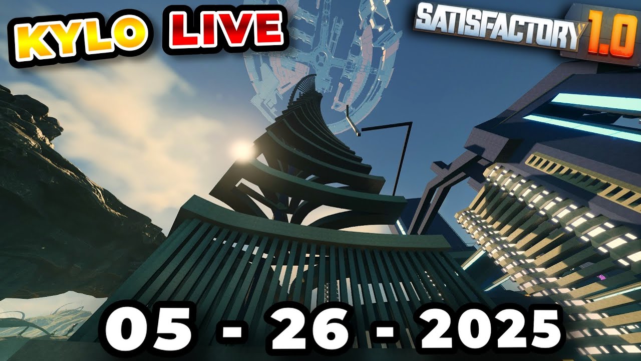 Building A MAX Build Height Curved Tower - Satisfactory Live 🔴 - YouTube
