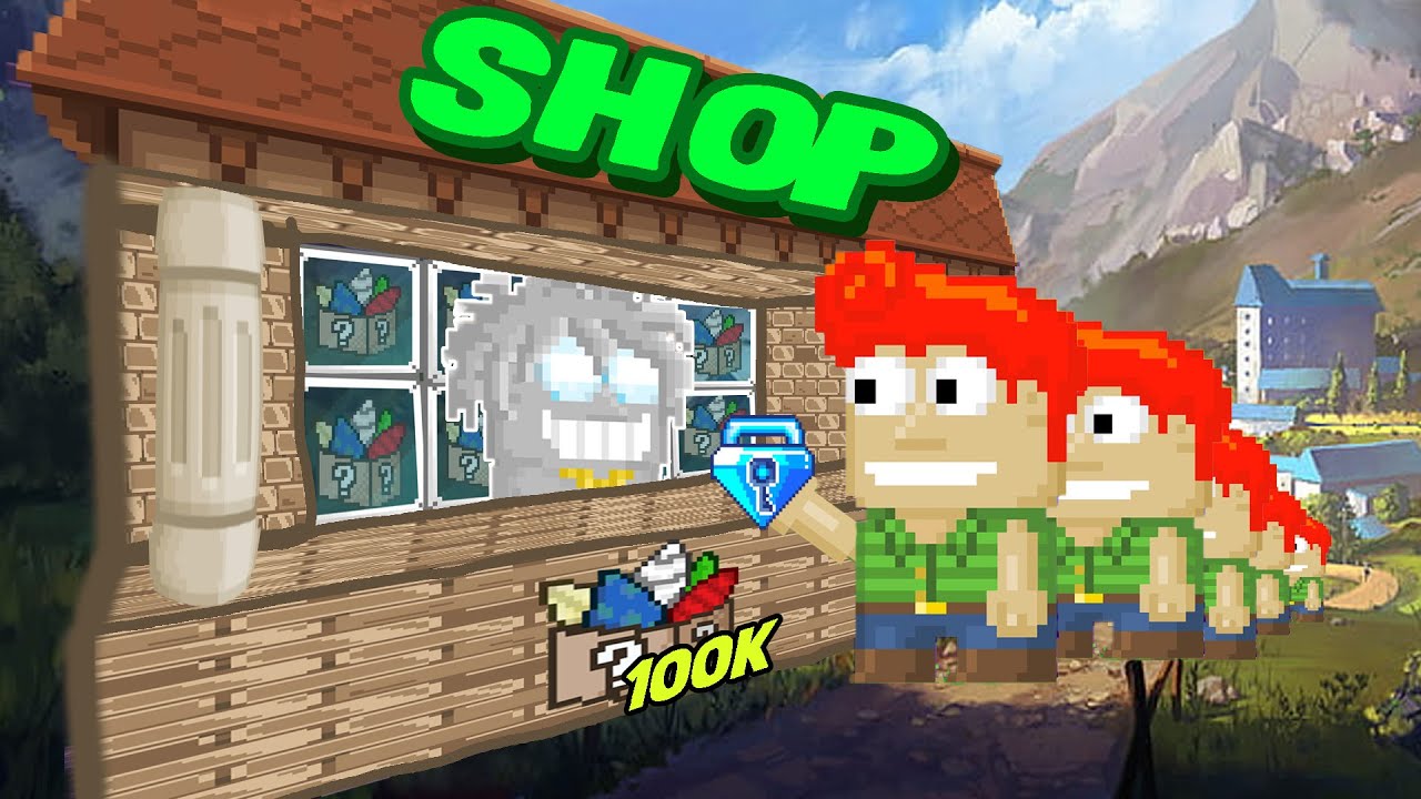 My First Ever SSP Shop in Growtopia! - YouTube