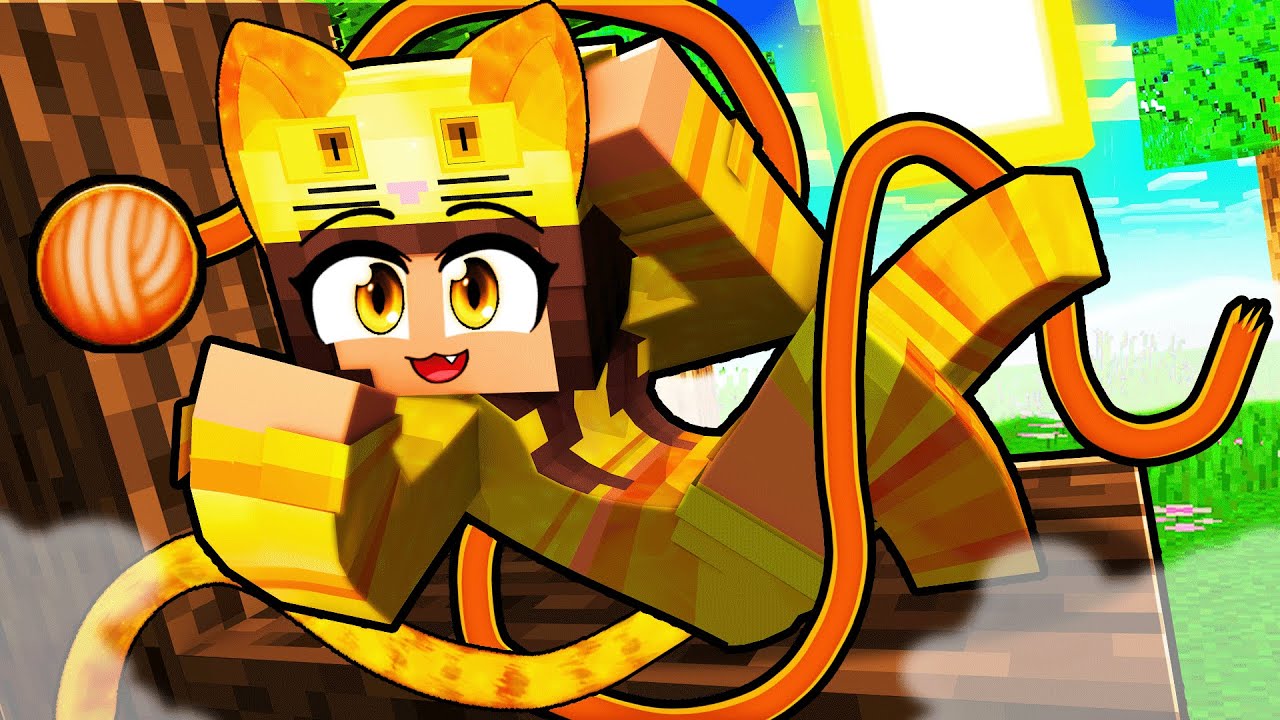 JOGANDO como GATA de OURO no Minecraft Miika - YouTube
