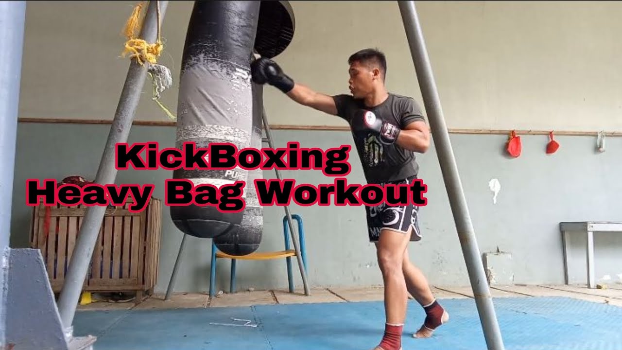 Most effective KickBoxing 18 minutes Workout Drill/Heavy bag power hit ...