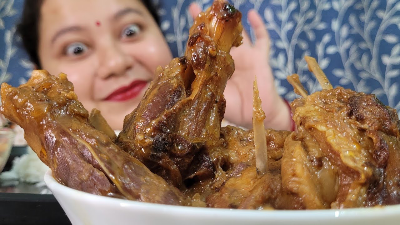 Eating Show|Asmr Eating|Spicy 🔥 Mutton Curry|Mutton Kosha Recipe|Mutton ...