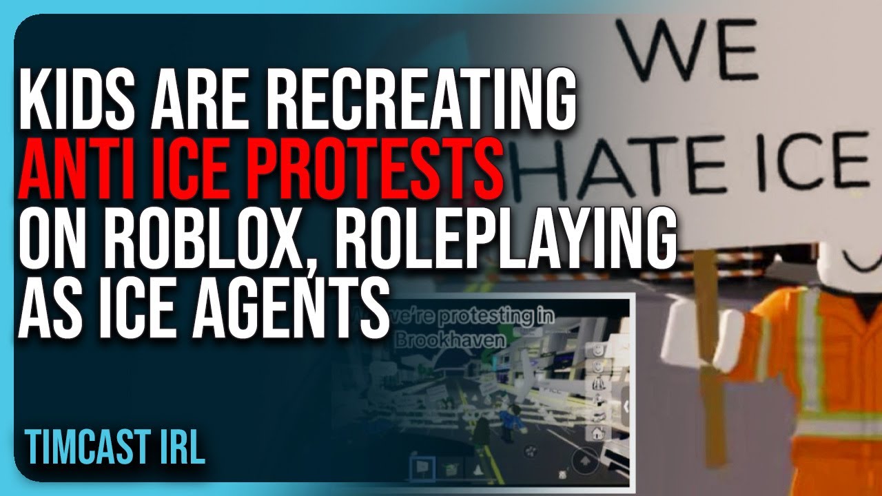 Kids Are RECREATING Anti ICE Protests On Roblox, Roleplaying As ICE ...