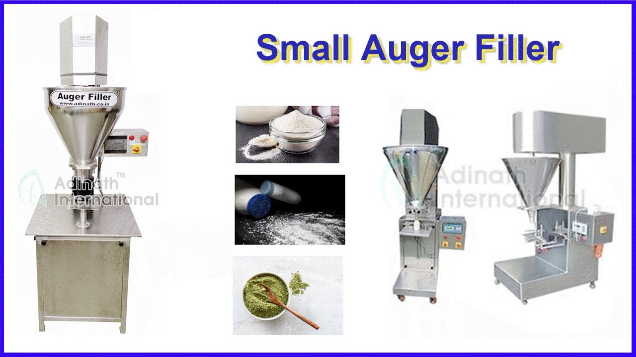 Small Auger Filler, Table Top Auger Filler, Semi Automatic Auger Filler ...