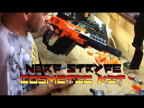 Nerf Stryfe Cosmetic Kit - YouTube