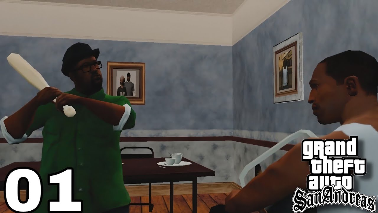 GTA San Andreas Walkthrough Gameplay Part: 1 / Back in Los Santos - YouTube