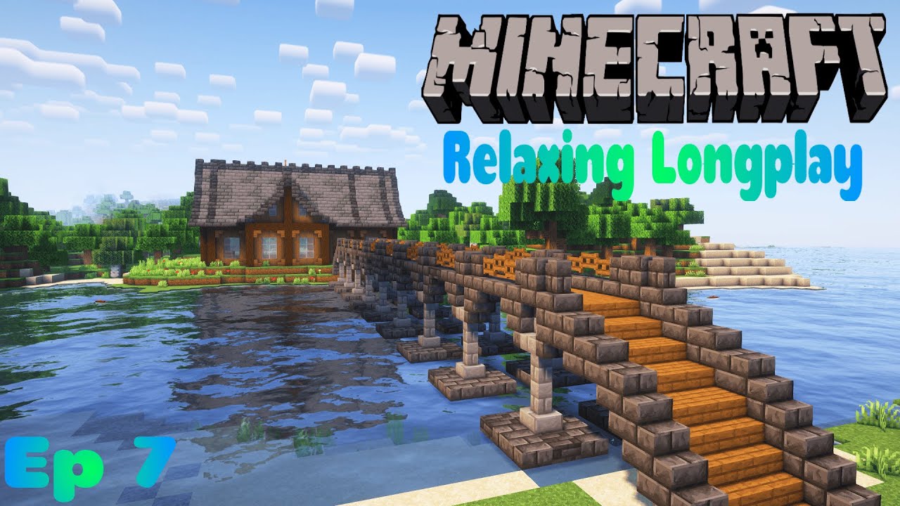 Building a Cozy Bridge (1/2) | Minecraft 1.21 | Relaxing Longplay | No ...
