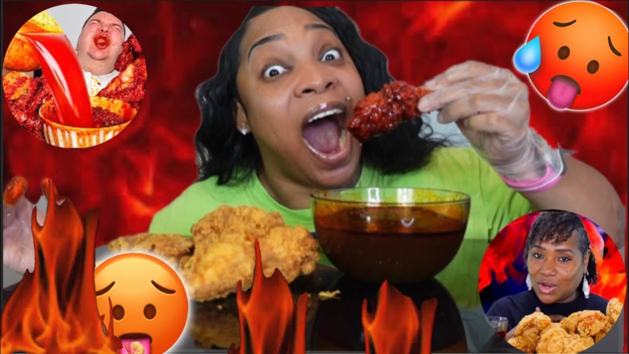 Nikocado Avocado Nuclear Fried Chicken Challenge @Bloveslife @NikocadoAvocado - YouTube