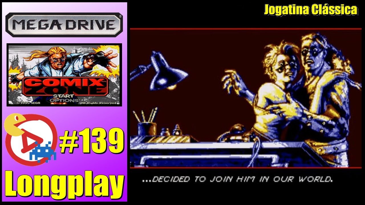 Mega Drive Longplay Comix Zone - YouTube