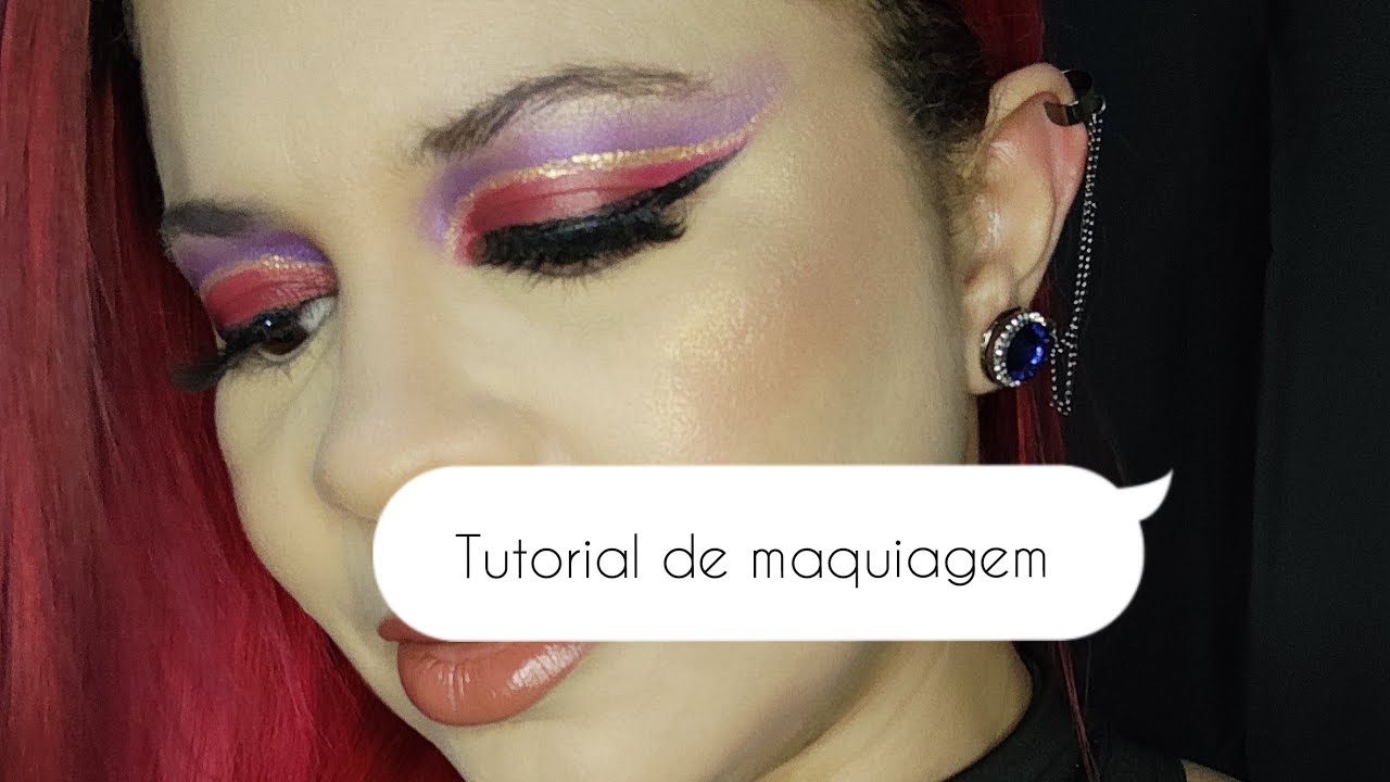 Tutorial de maquiagem diferentona #makeup #makeuptutorial #tutorial ...