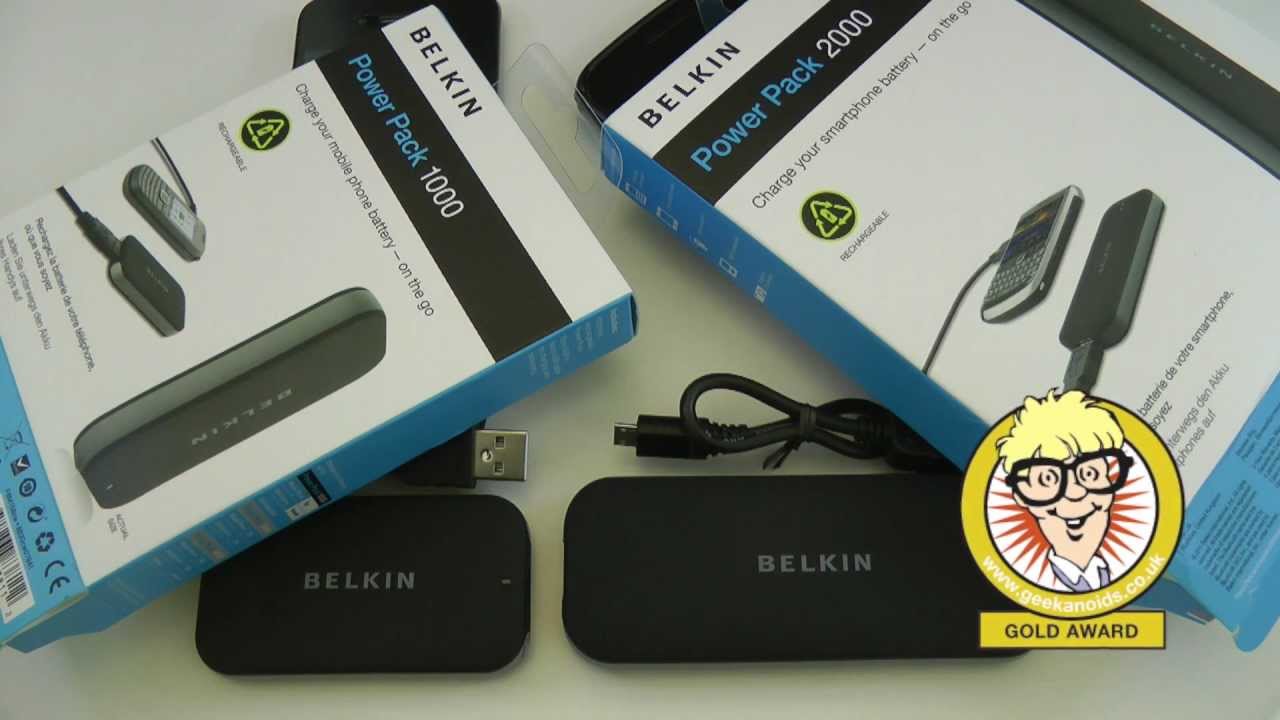 Belkin Power Pack 1000 & 2000 Review - YouTube