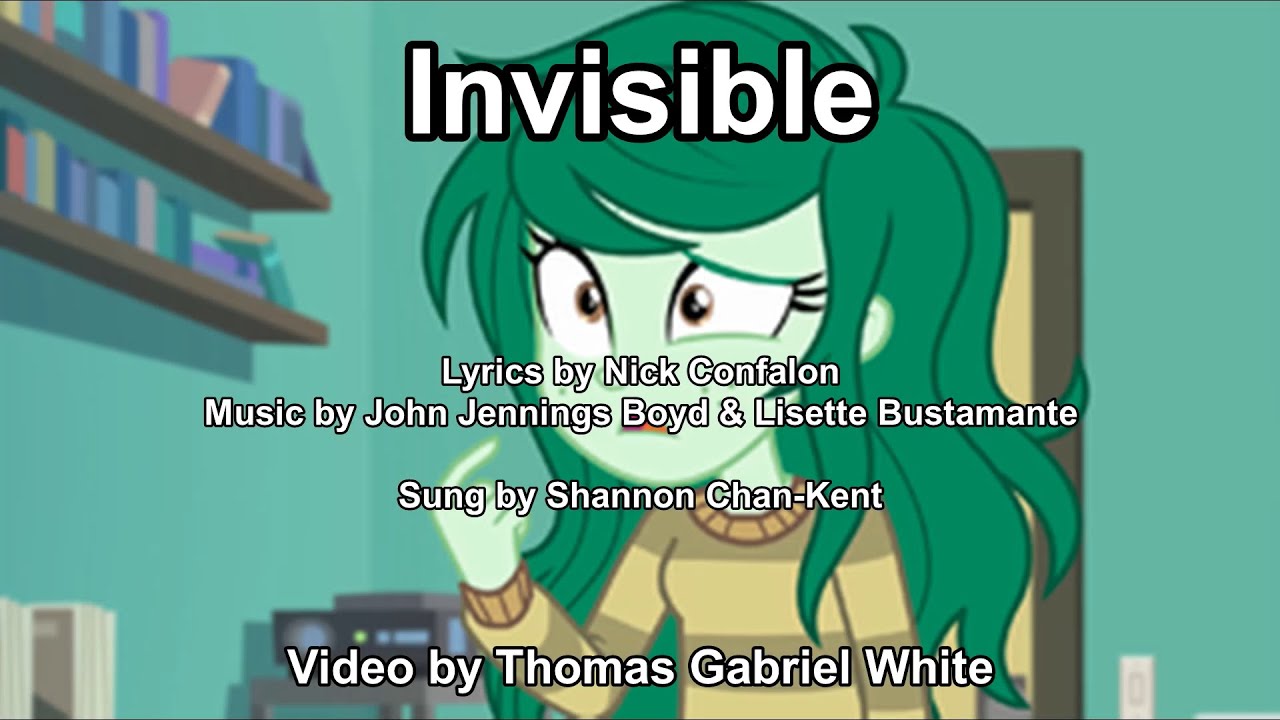 【Lyric Video】MLP-EQG | Invisible | Nick Confalone et al. | ft. Shannon ...