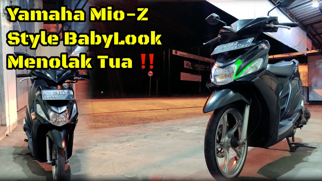 REVIEW MODIFIKASI BABYLOOK YAMAHA MIO-Z 125 SIMPLE ELEGAND - YouTube