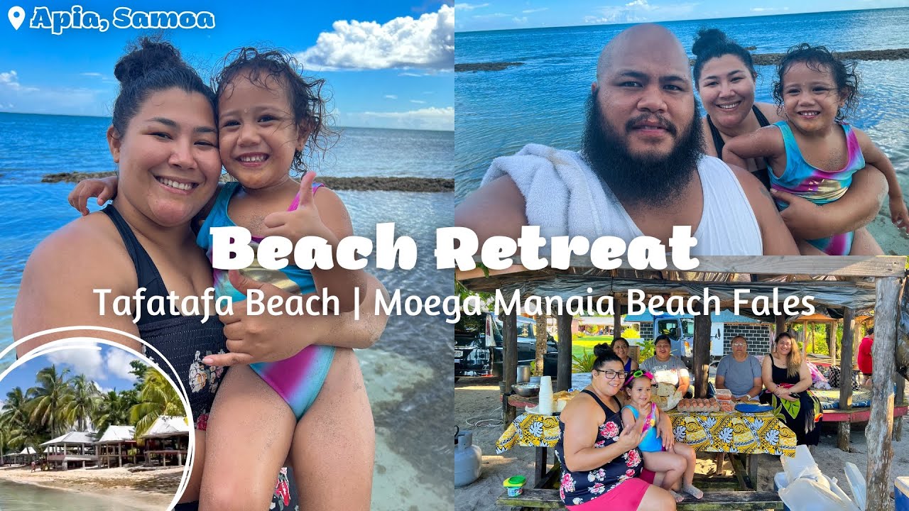 Vlog: Beach Retreat | Tafatafa Beach | Moega Manaia Beach Fales | First time sleeping in a Faleo ...