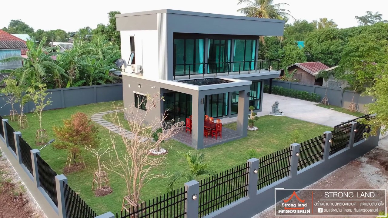 บ้านคุณพิเชษฐ์ - คุณภัสรา อ.ขามสะแกแสง By Strong Land - YouTube