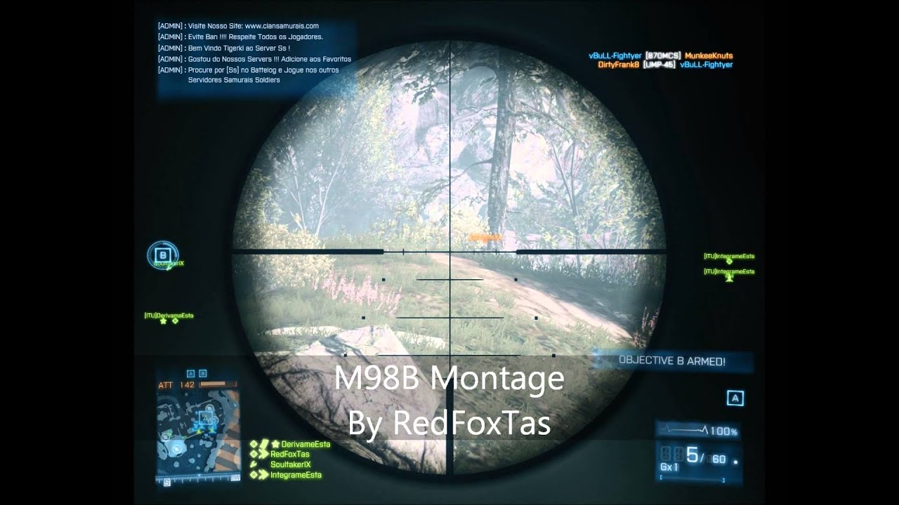 Battlefield 3 Montage M98B - YouTube