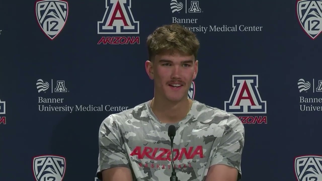 Arizona Basketball Press Conference - Dylan Anderson - YouTube