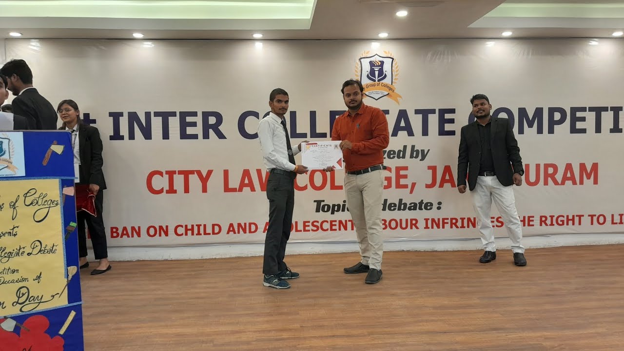inter collegiate debate competition #city law college #lucknow #debate ...