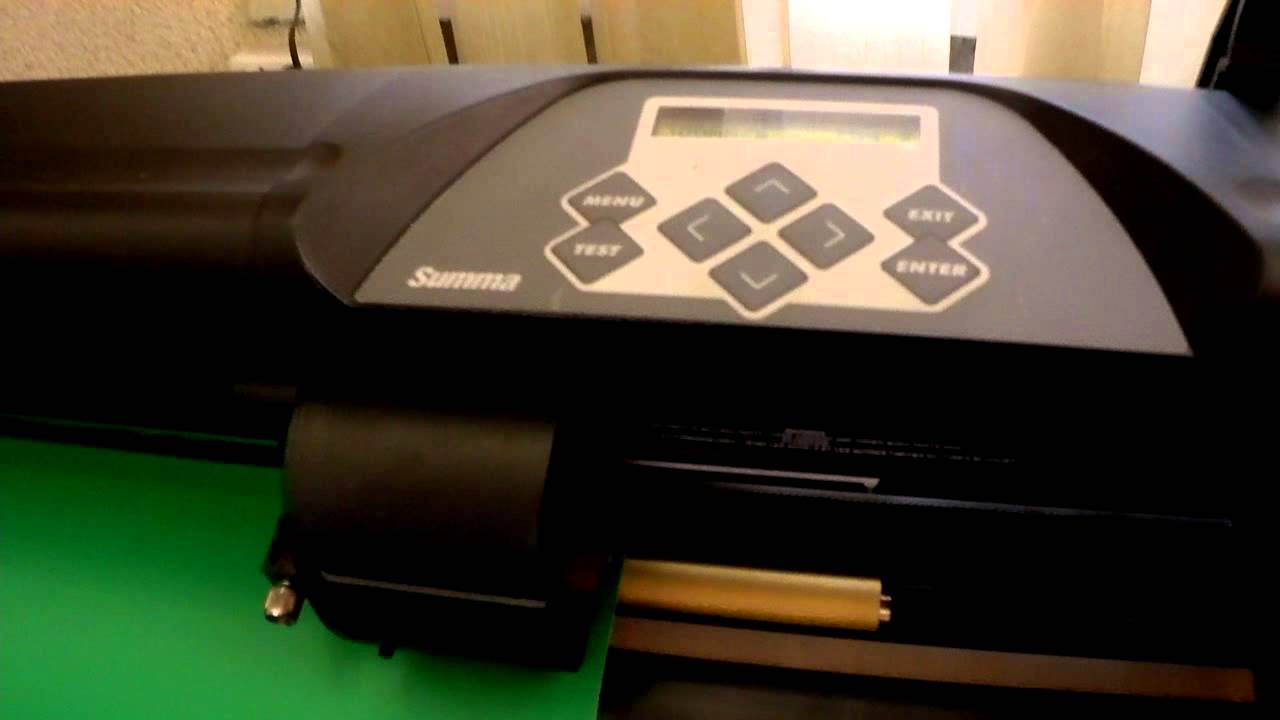 Арт Меридиан Плотер Summa Cut D120 - YouTube