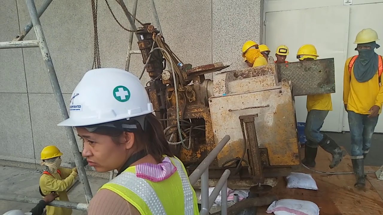 Preparation of jet grout machine - YouTube