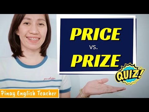PRICE vs. PRIZE (What's the difference?) || Pinay English Teacher - YouTube