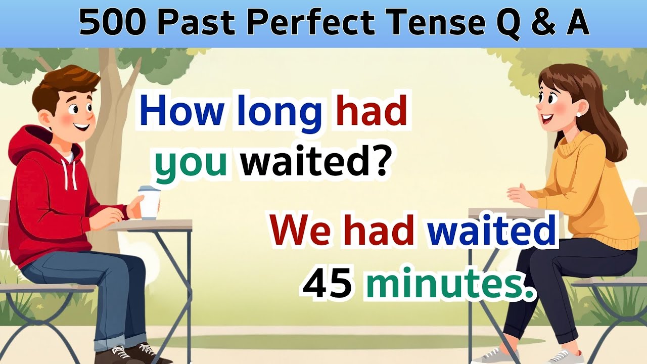 English Conversation Practice |Past Perfect Tense Practice| 300 English ...