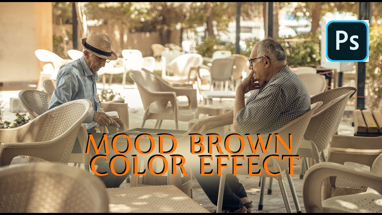 Mood brown color Grad effect . Photoshop cc - YouTube