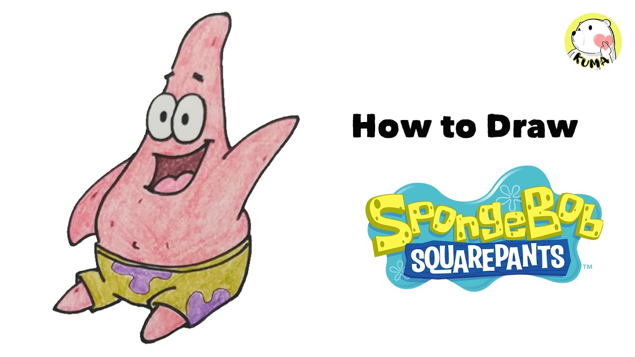 How to Draw and Color Patrick - YouTube