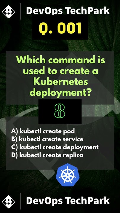 kubernetes questions and answers | kubectl create deployment command ...