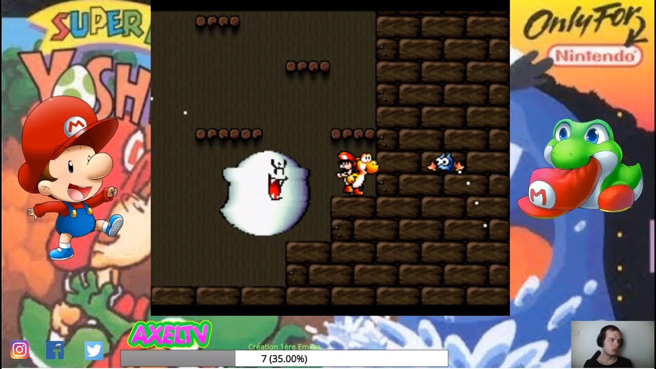 Super Mario World 2 : Yoshi's Island - Méga Boo fr - YouTube