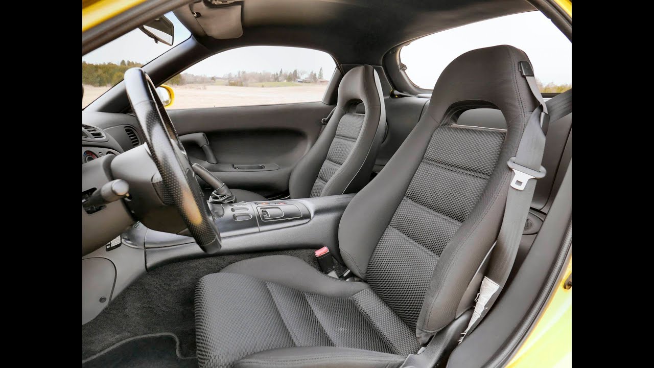 Installing interior in my gutted RX7 FD3S - YouTube