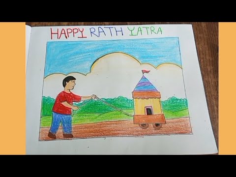 How to draw Rath Yatra drawing easy/#yt #rath_yatra #drawing/@Artistic ...