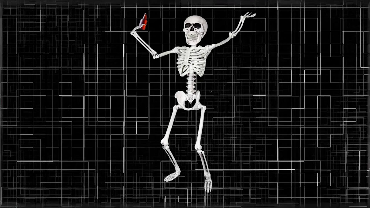 2D Animation Skeleton Dance - YouTube