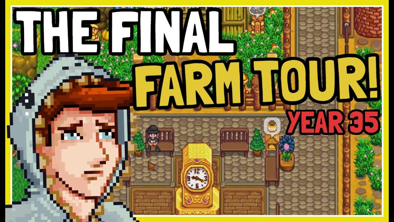 My Year 35 Finished End Game FARM TOUR in Stardew Valley! - YouTube