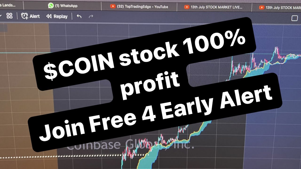 STOCK EARLY ALERT JOIN FREE LIVE STREAM ( $COIN $NVDA $TSLA ) - YouTube